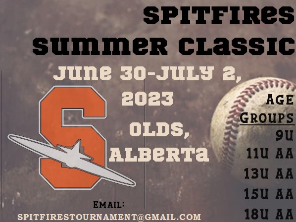 Spitfires Summer Classic - Olds Minor Baseball